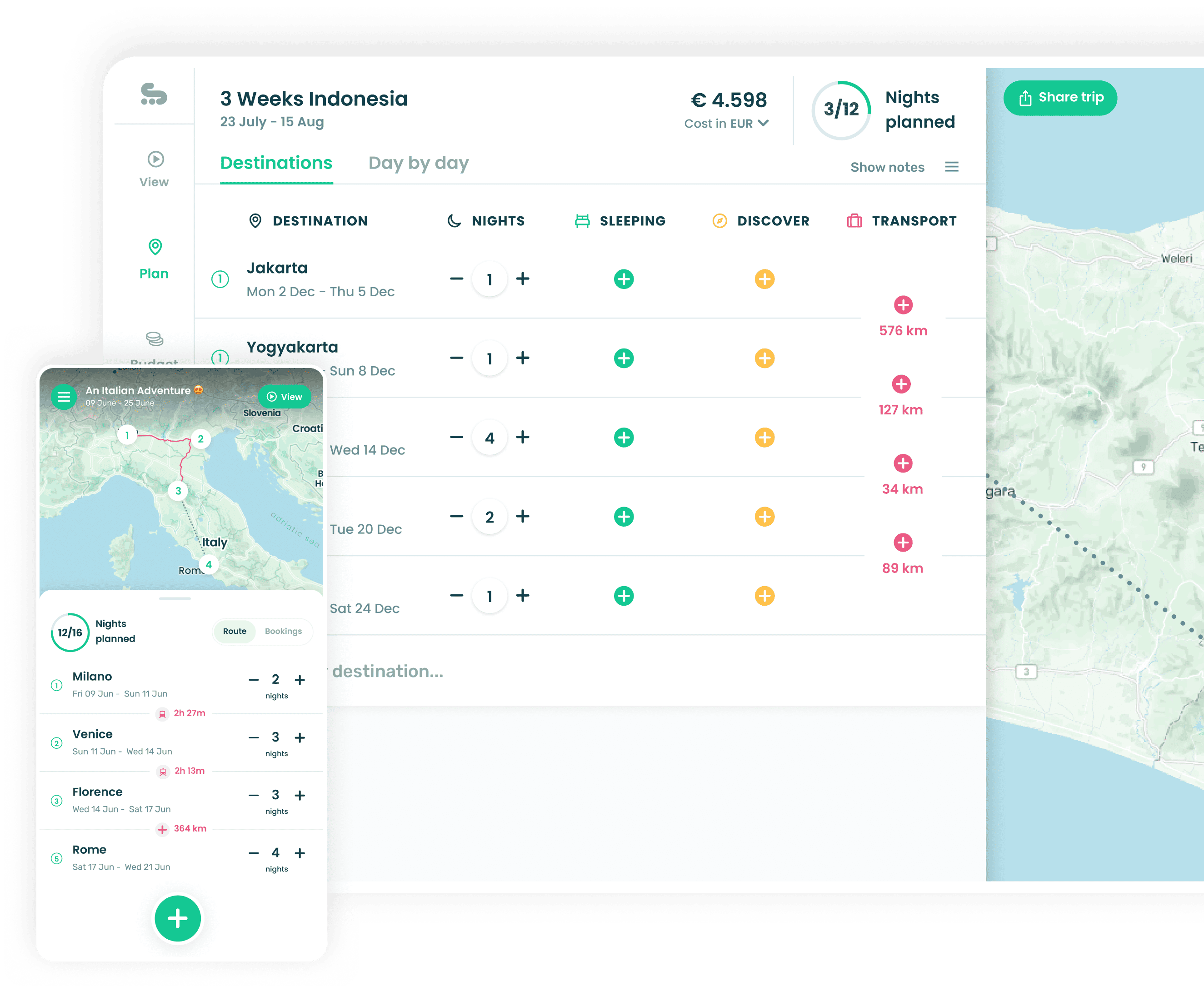 Free Itinerary Planner — Build Any Trip in Minutes | Stippl